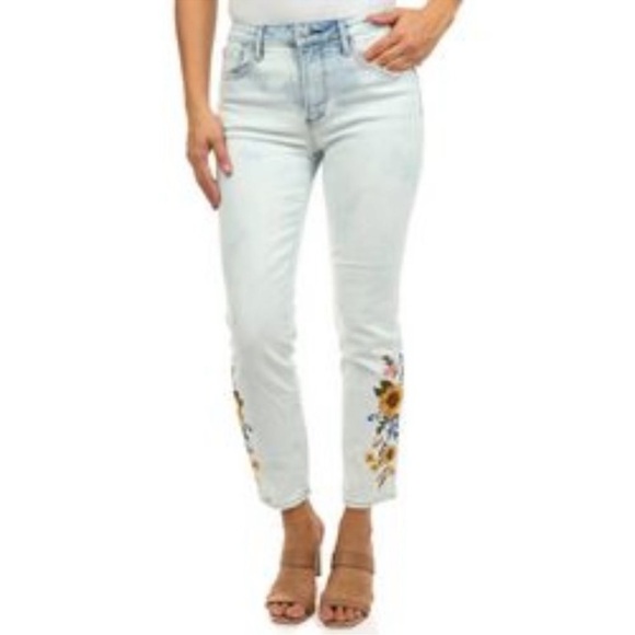 DRIFTWOOD | Jeans | Driftwood Gizelle Girlfriend Skinny Embroidered ...